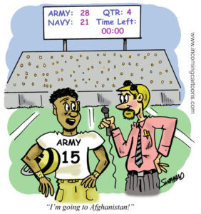 345. Army-Navy Game | INCOMING Military Cartoons