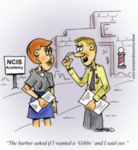 464. Gibbs NCIS Haircut | INCOMING Military Cartoons