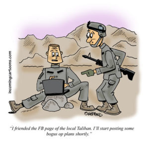 1120. “Friended” Taliban | INCOMING Military Cartoons