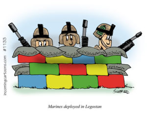 1133. Legostan Deployment | INCOMING Military Cartoons
